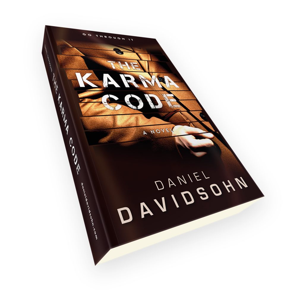 The Karma Code - a bespoke book cover design by Mark Thomas