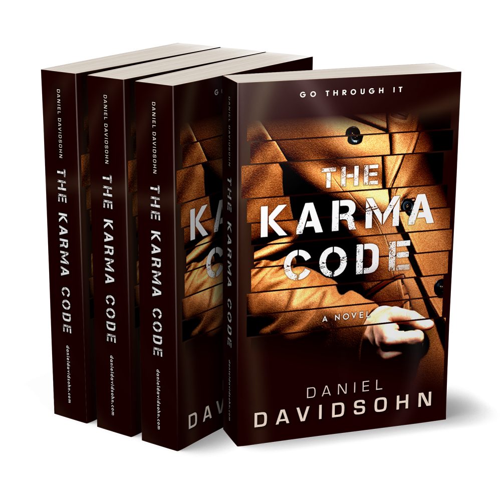 The Karma Code - a bespoke book cover design by Mark Thomas