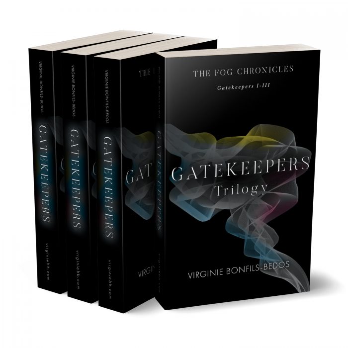 The Gatekeepers Trilogy - bespoke book cover design by Mark Thomas