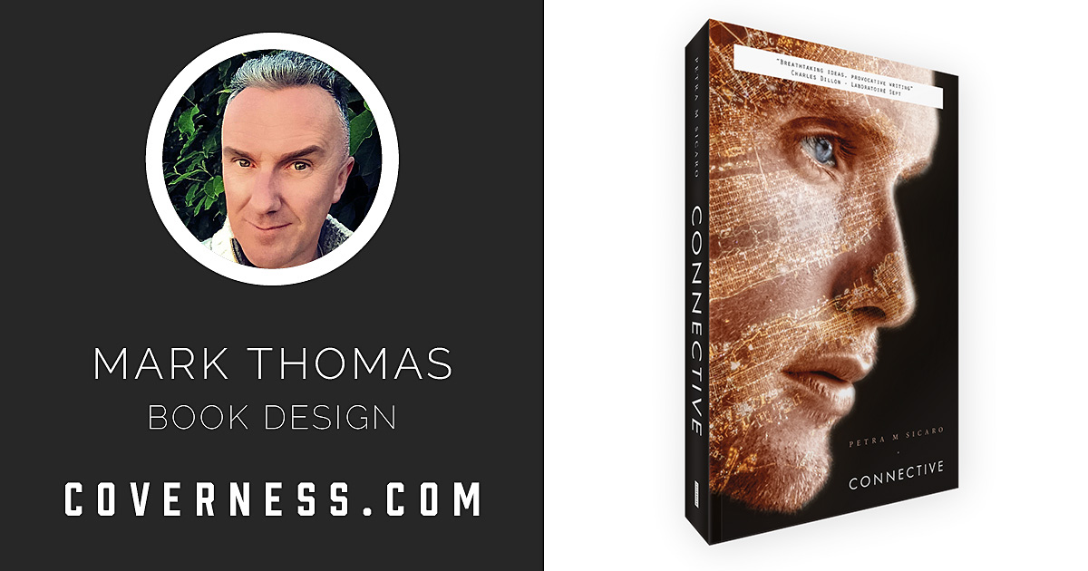 Connective - a bespoke book cover design by Mark Thomas