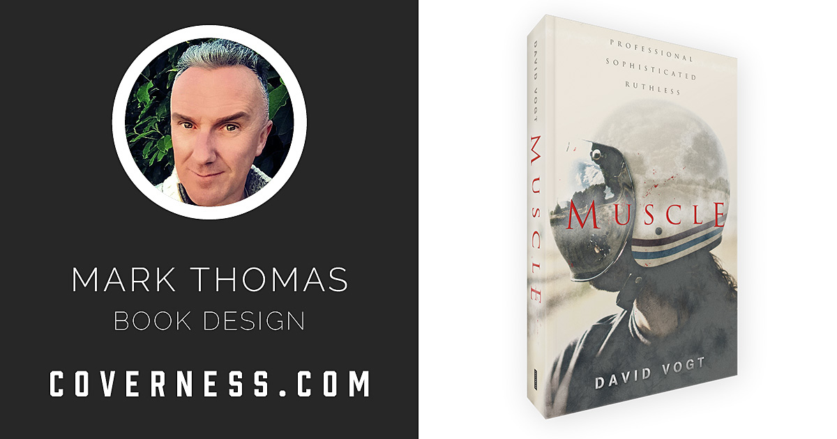 Muscle - a bespoke book cover design by Mark Thomas