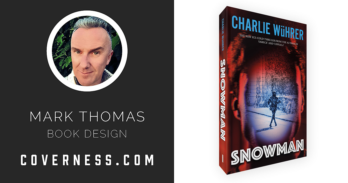 Snowman - a bespoke book cover design by Mark Thomas