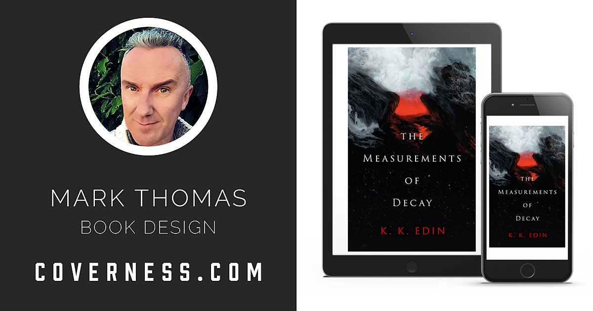 The Measurements of Decay - a book cover design by Mark Thomas