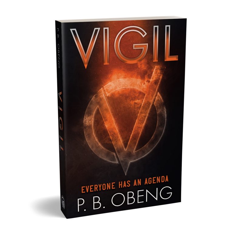 Vigil - a book bespoke cover design by Mark Thomas
