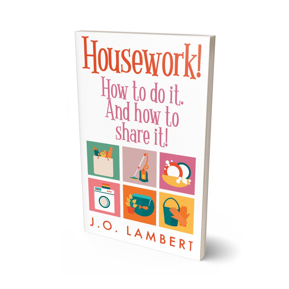 Housework! - a book bespoke book cover design by Mark Thomas