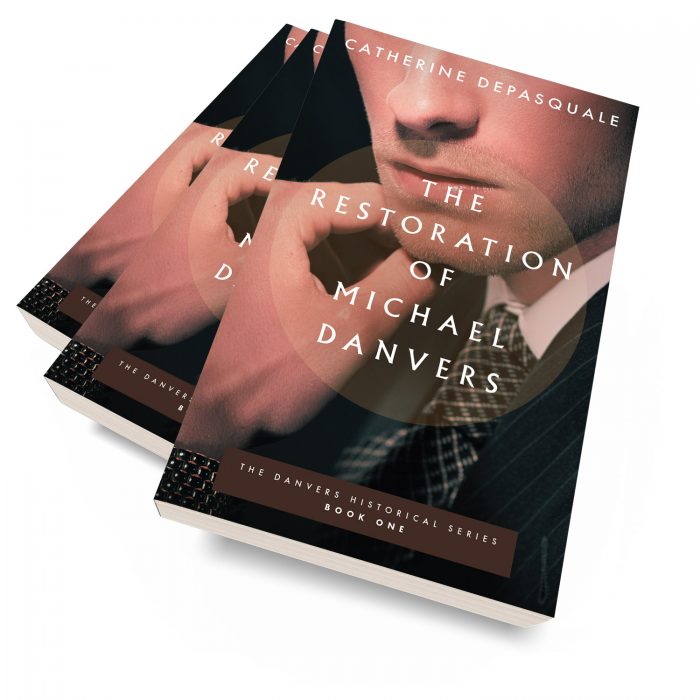 The Restoration of Michael Danvers - book cover design by Mark Thomas