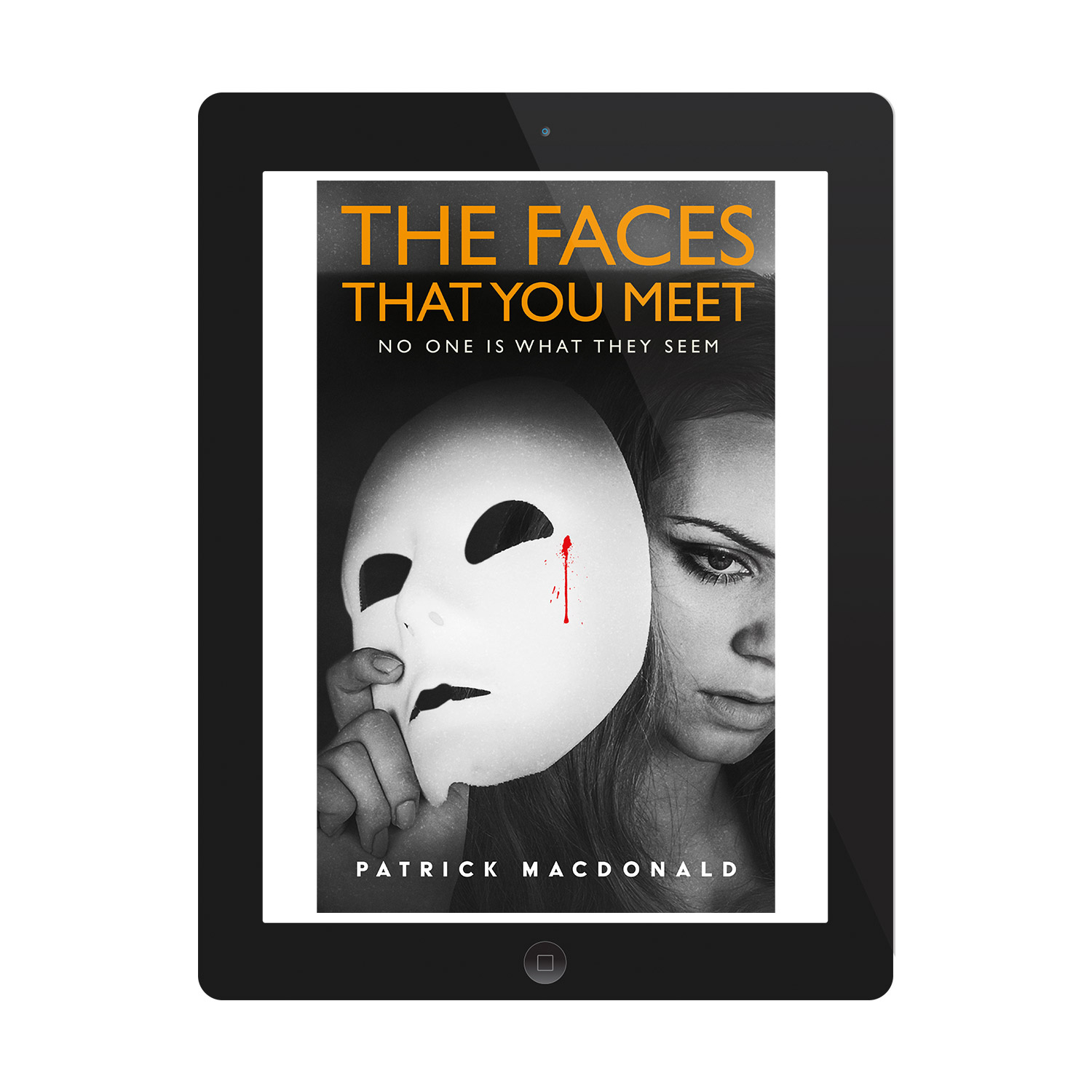 The Faces That You Meet - great book cover design by Mark Thomas