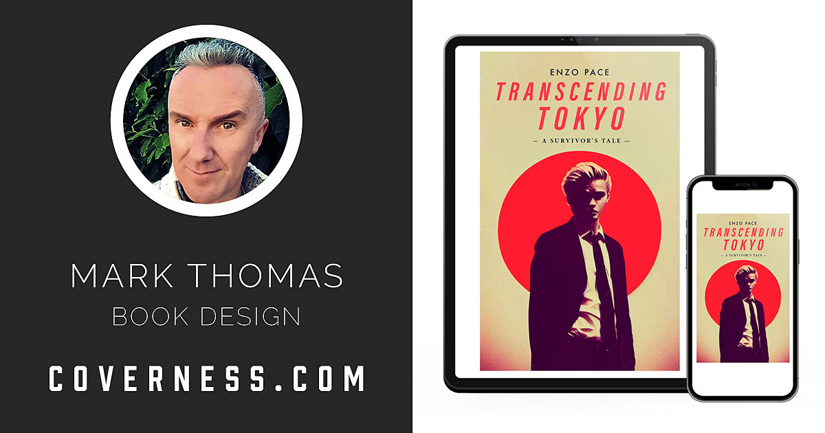 Transcending Tokyo - great book cover design by Mark Thomas