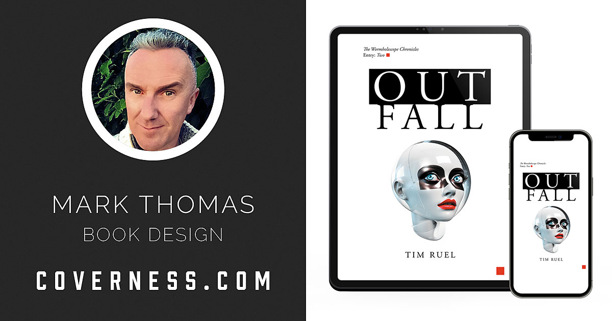 The Wormholescope Chronicles - sci-fi book design by Coverness